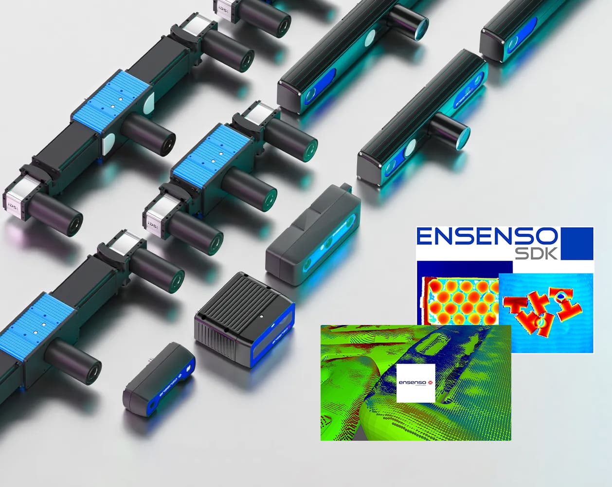 iDS Ensenso 3D立体相机 - 双目立体视觉相机 | 双目散斑相机 | 3d结构光 | 三维相机 | 友思特